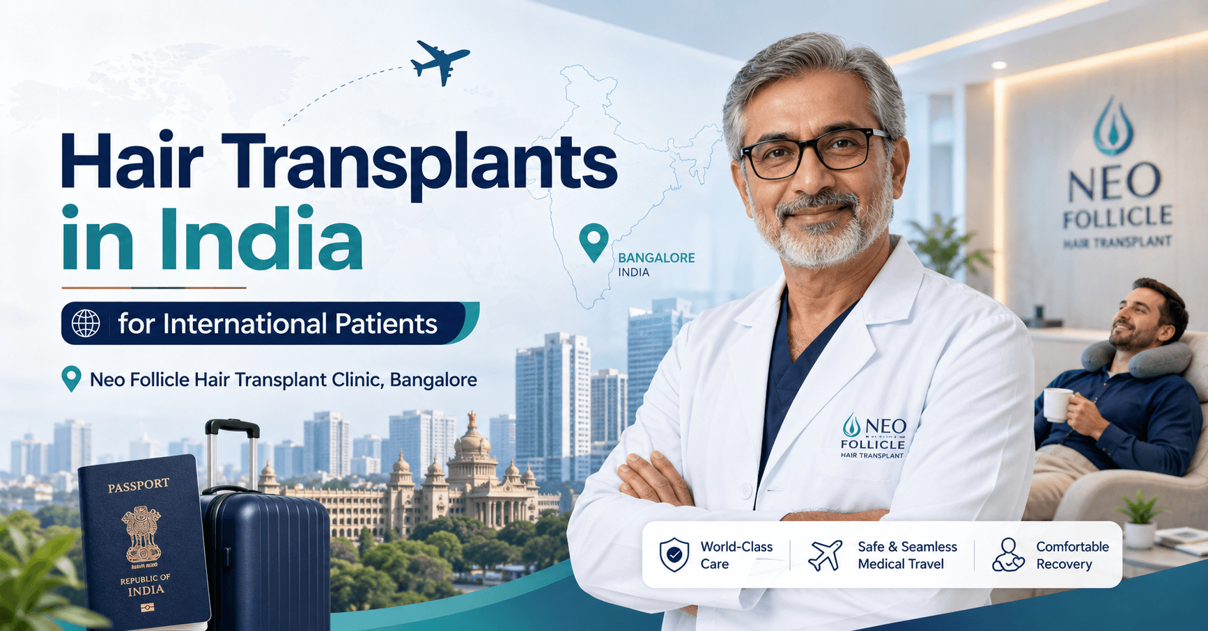 Hair Transplant in India for International Patients
