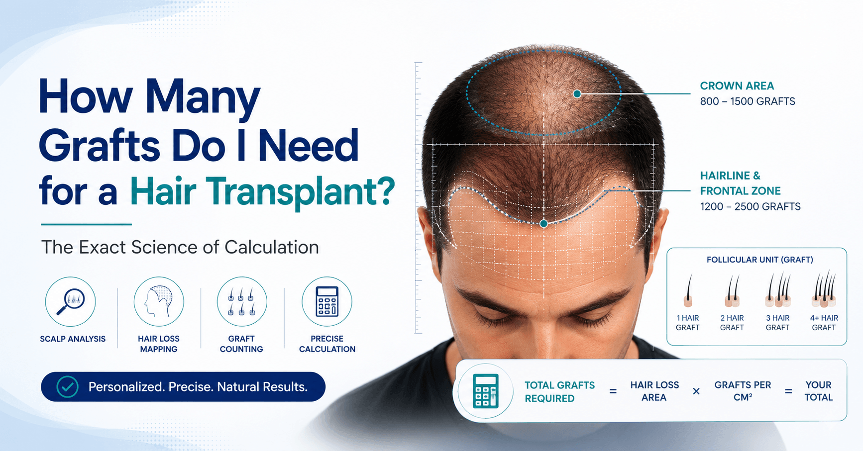 How Many Grafts Do I Need for Hair Transplant?