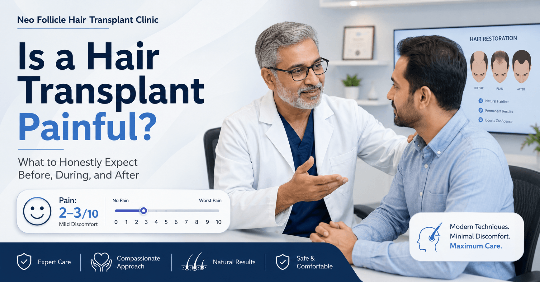 Is a Hair Transplant Painful? What to Expect